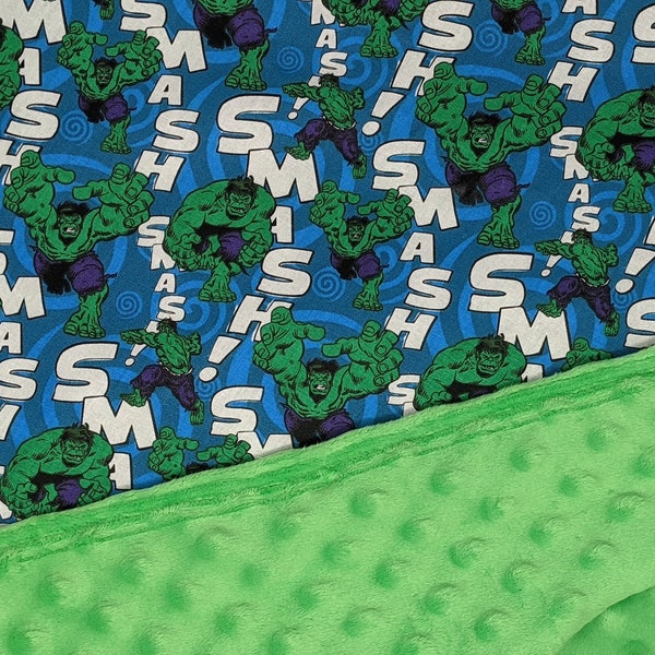 The Hulk Blanket - Etsy