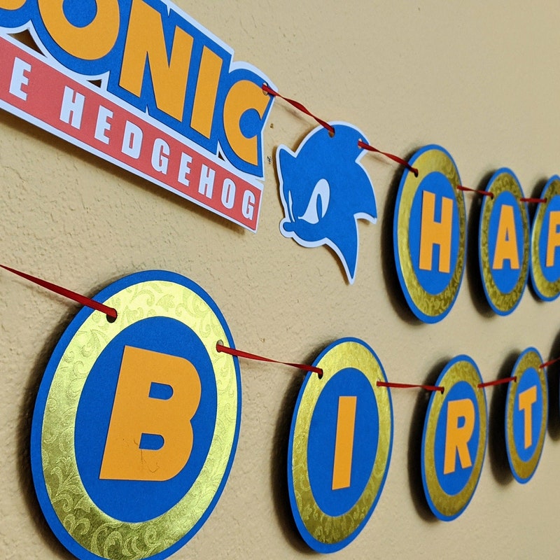 Sonic the Hedgehog Banner - Etsy