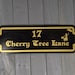 Mary Poppins Address Sign ⁂ 17 Cherry Tree Lane ⁂ - Etsy