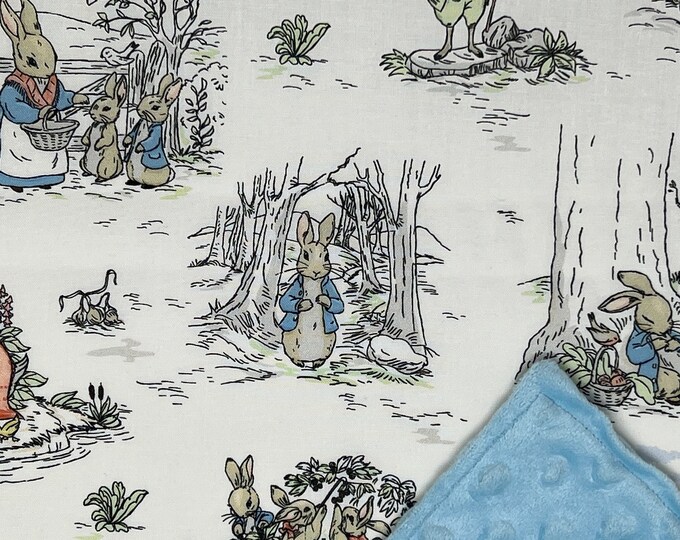 Peter Rabbit Blanket / Custom Sizes and Colors - Etsy