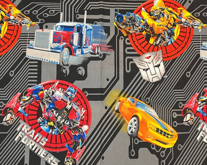 Transformers Quilting Cotton / by the Yard / Half Yard / Discontinued ...