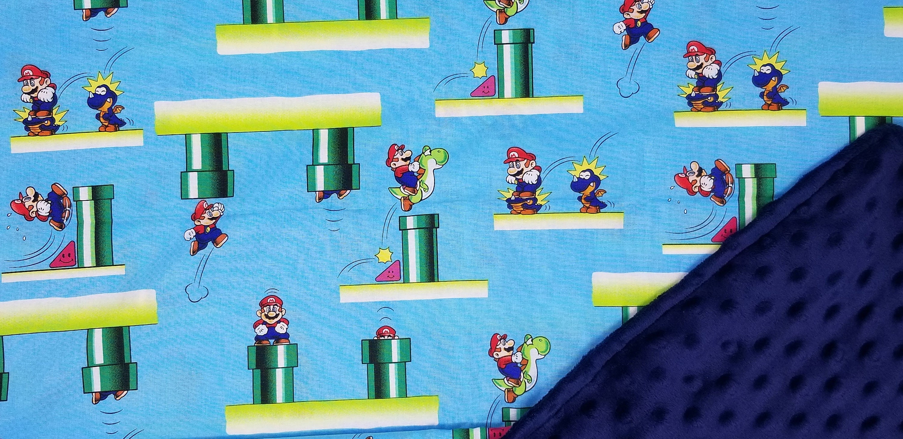 Super Mario Brothers Blanket / Custom Sizes and Colors | Etsy