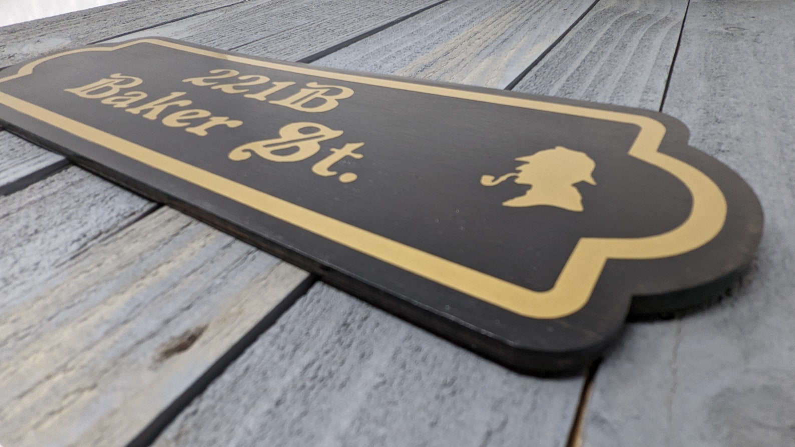 Sherlock Holmes Home Address Sign 221B Baker St. - Etsy
