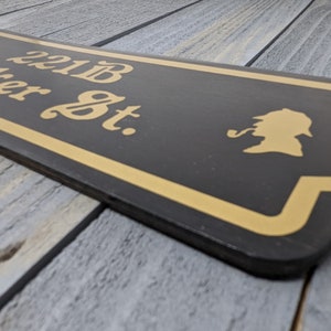Sherlock Holmes Home Address Sign 221B Baker St. - Etsy