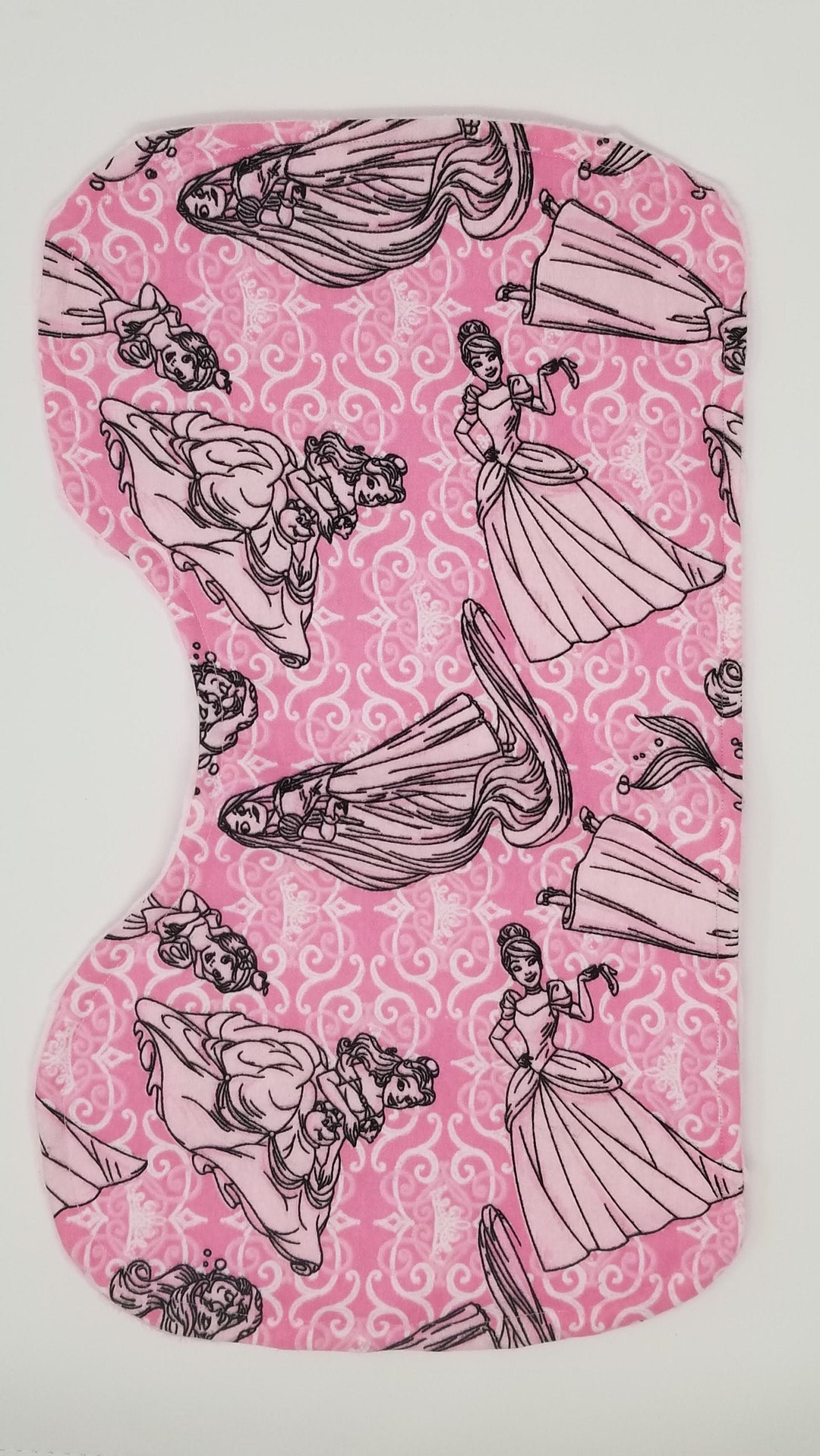 Disney Princess Burp Cloth / Contoured - Etsy