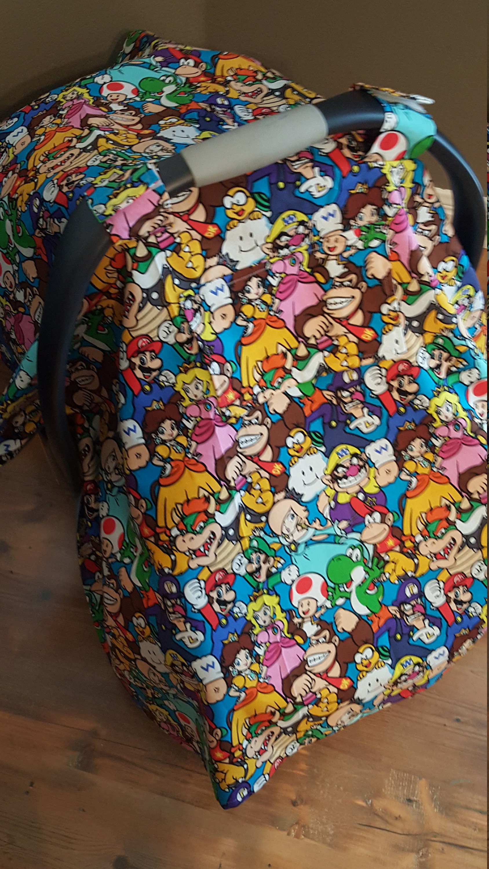 Mario Kart Character Blanket / Custom Color and Sizes | Etsy