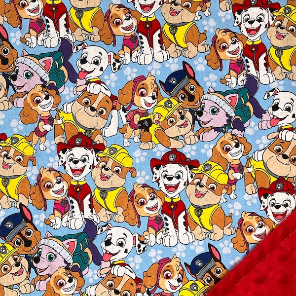 Custom Blanket Paw Patrol - Etsy
