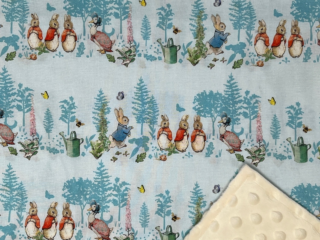 Peter Rabbit Blanket / Custom Sizes and Colors - Etsy