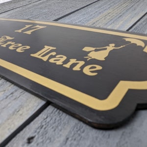 Mary Poppins Address Sign ⁂ 17 Cherry Tree Lane ⁂ - Etsy