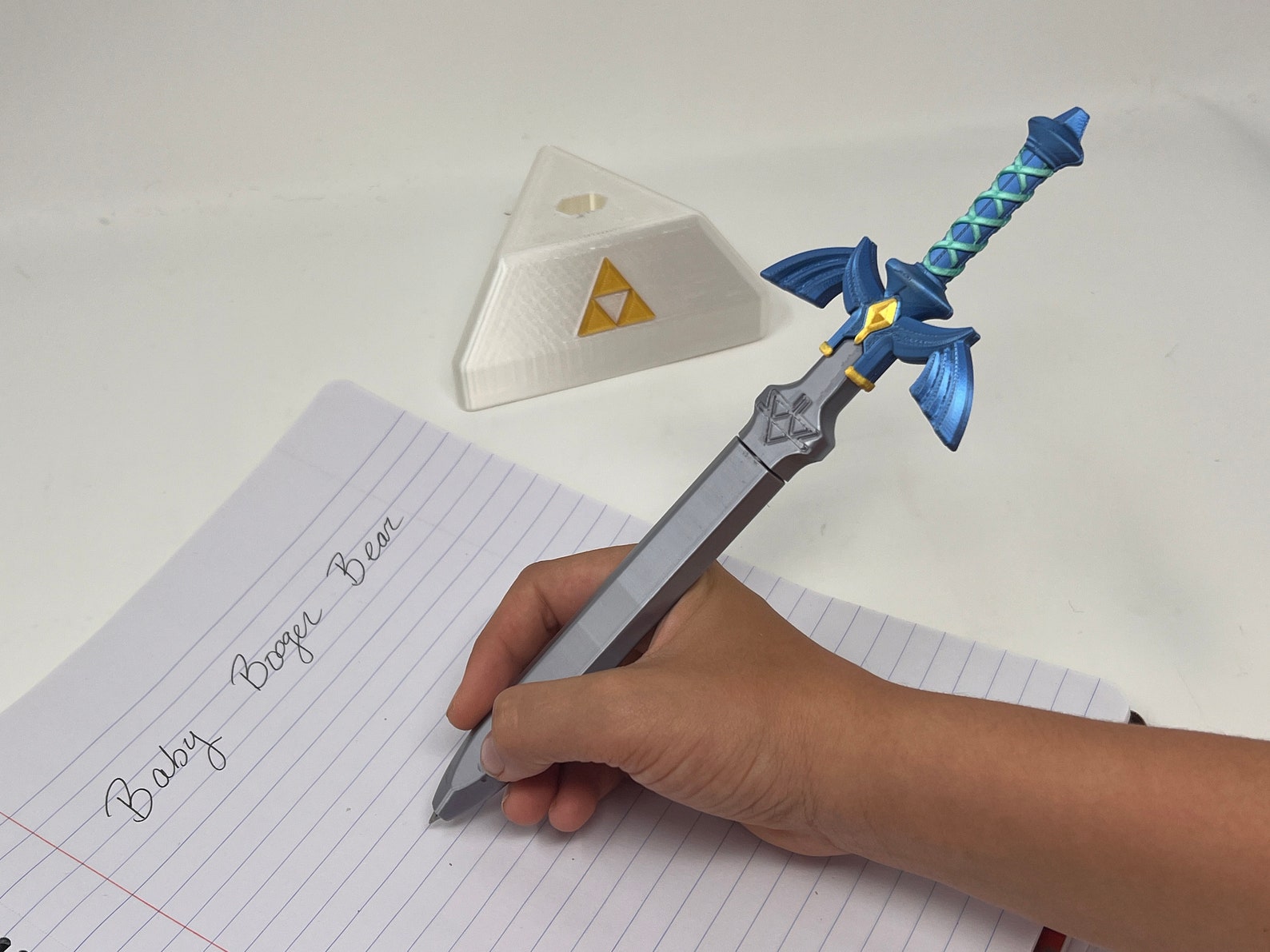 The Legend of Zelda ⁂ Master Sword Pen and Stand ⁂ High Quality - Etsy