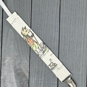 Peter Rabbit Pacifier Clip / Universal Fabric Binky Holder - Etsy