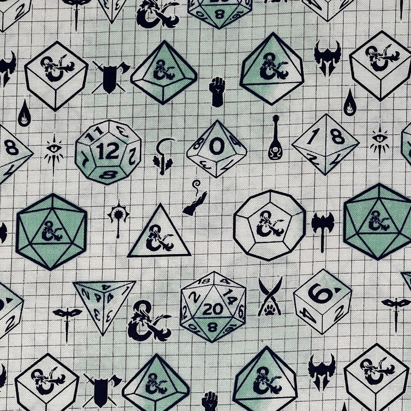 Dungeons and Dragons Fabric - Etsy