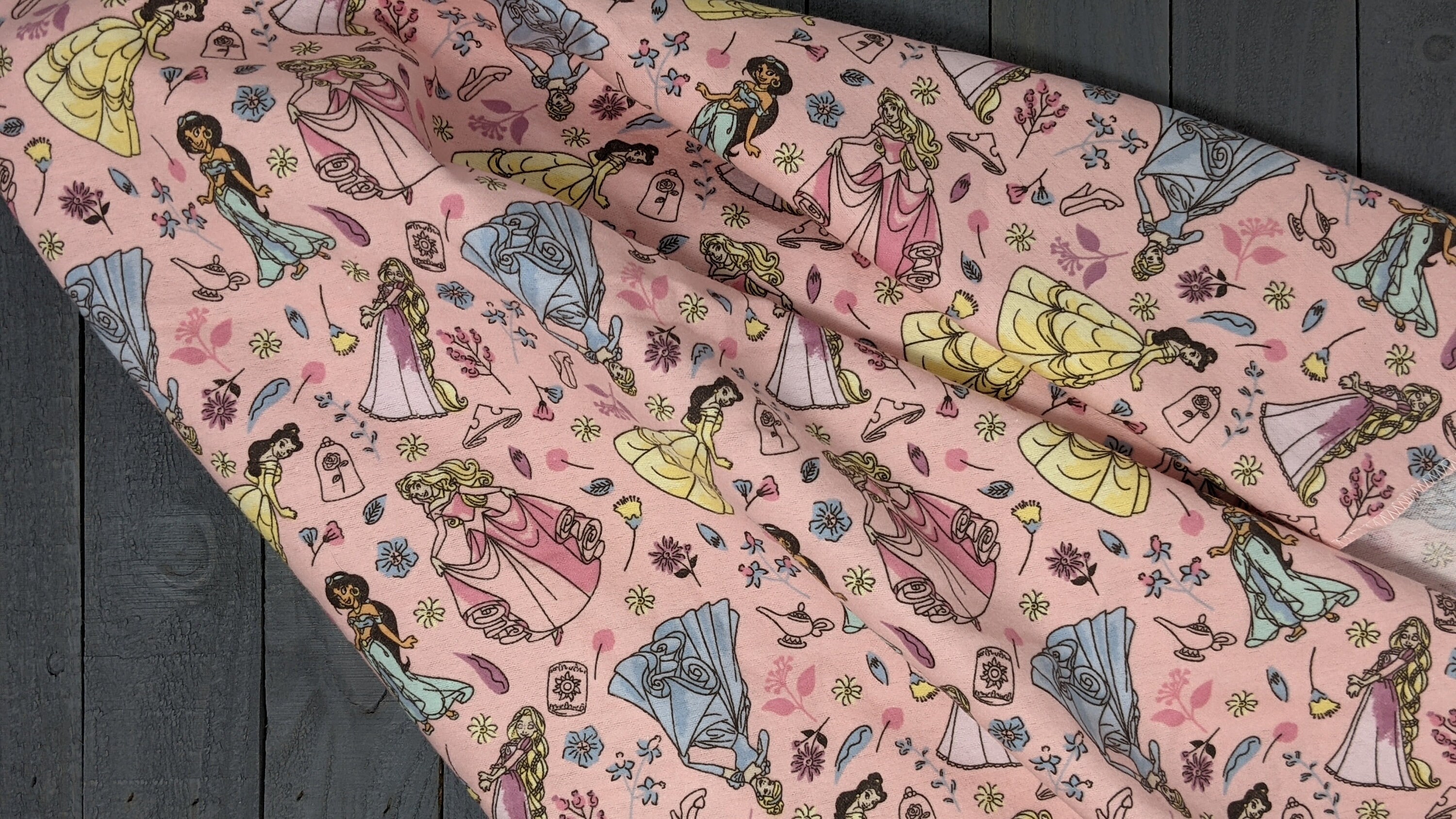 Disney Princess Receiving Blanket / Large Flannel Swaddle | Etsy