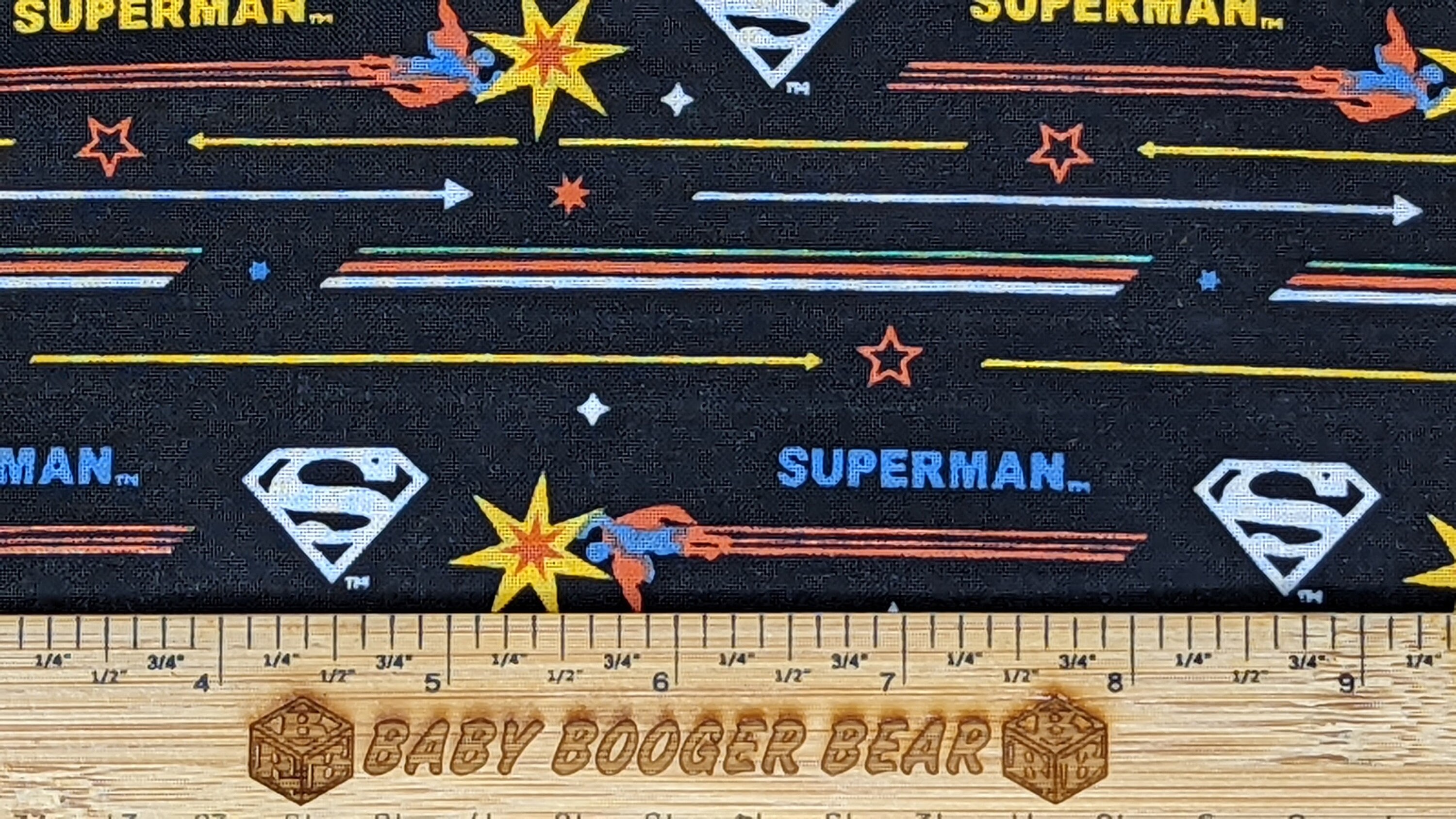 Superman Licensed Cotton Fabric / by the Yard / Fat Quarter - Etsy