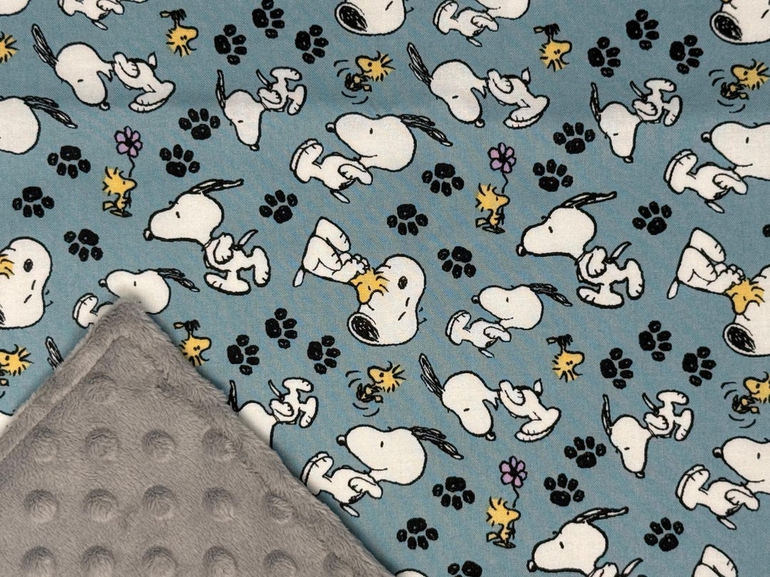 Snoopy Blanket / Custom Sizes and Colors - Etsy