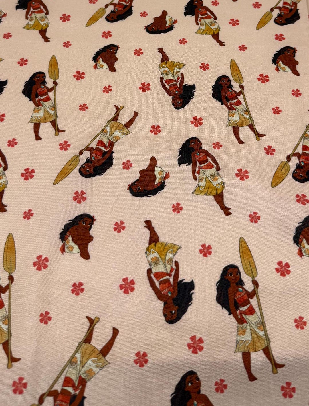 Moana Cotton Fabric / Fat Quarter / by the Yard - Etsy