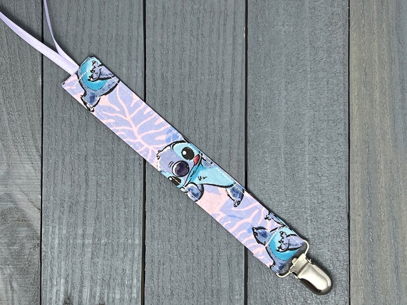 Lilo and Stitch Pacifier Clip / Universal Binky Holder - Etsy