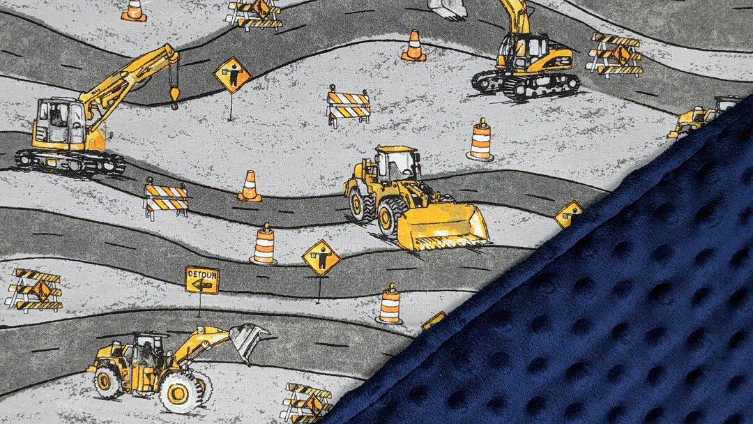 Construction Blanket / Custom Sizes and Colors - Etsy