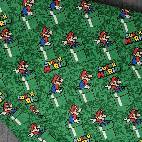 Super Mario Flannel - Etsy
