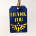 The Legend of Zelda Thank You Tags for Party Favors ⁂ Qty 8 ⁂ - Etsy