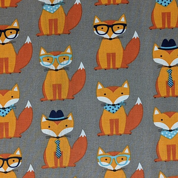 Fox Fabric - Etsy