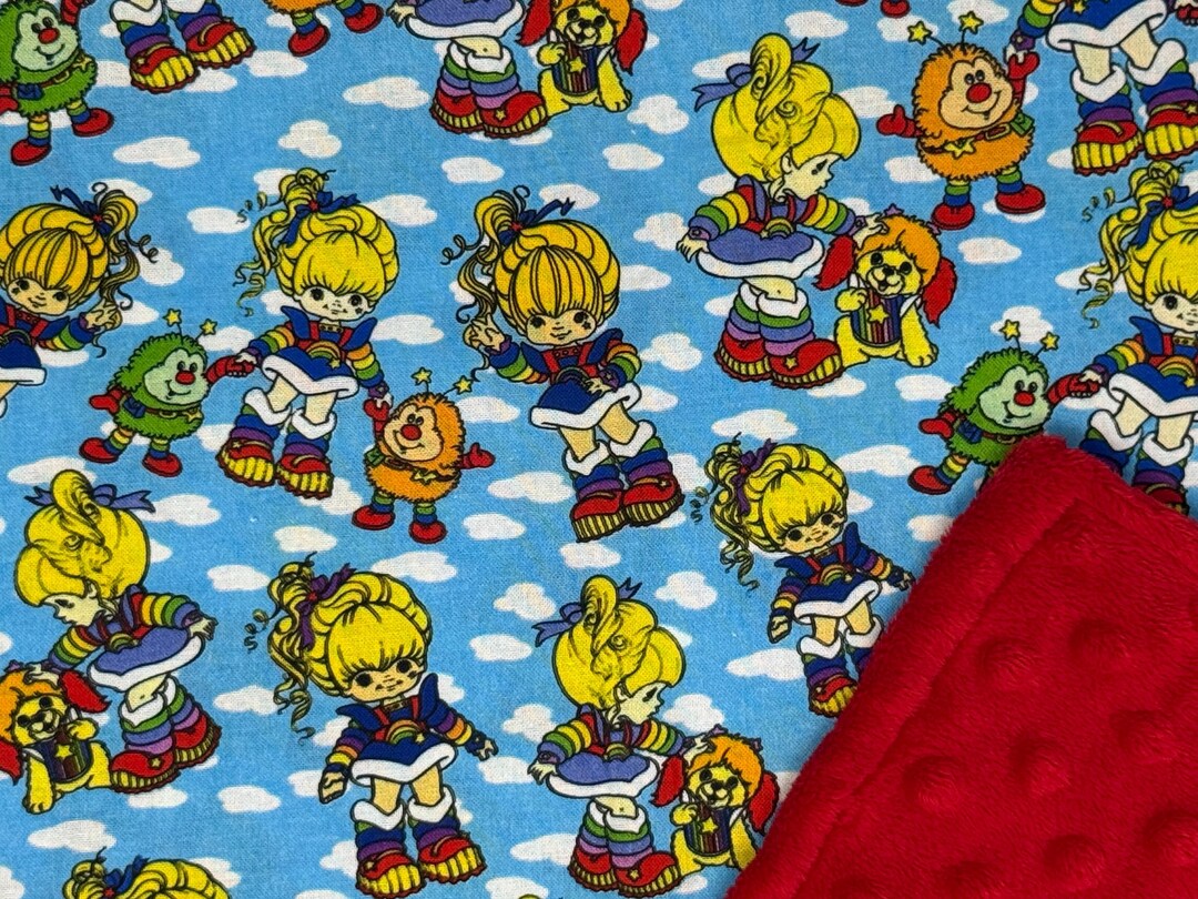 Rainbow Bright Blanket / Custom Sizes and Colors - Etsy