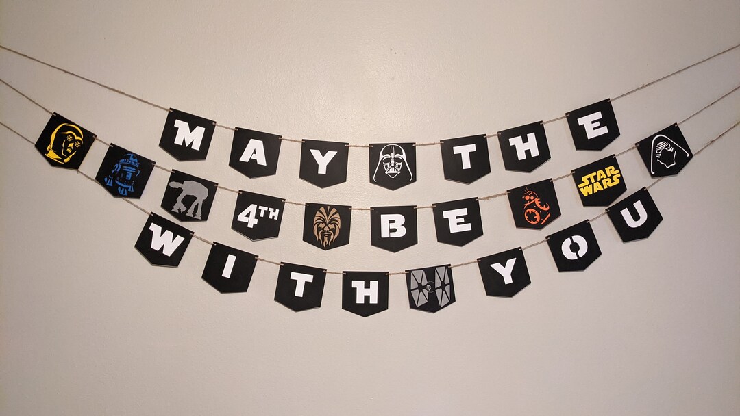 May the 4th Be With You Banner / Star Wars Party / High Quality - Etsy