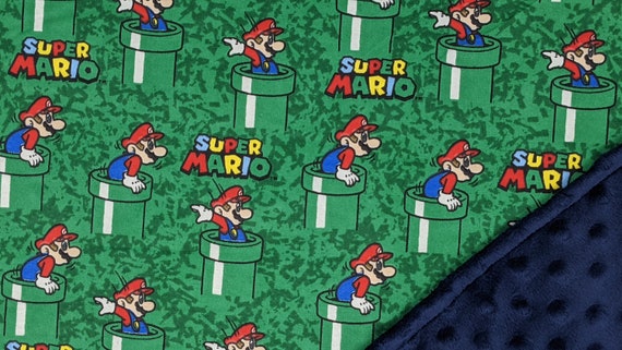 Super Mario Brothers Blanket / Custom Sizes and Colors - Etsy