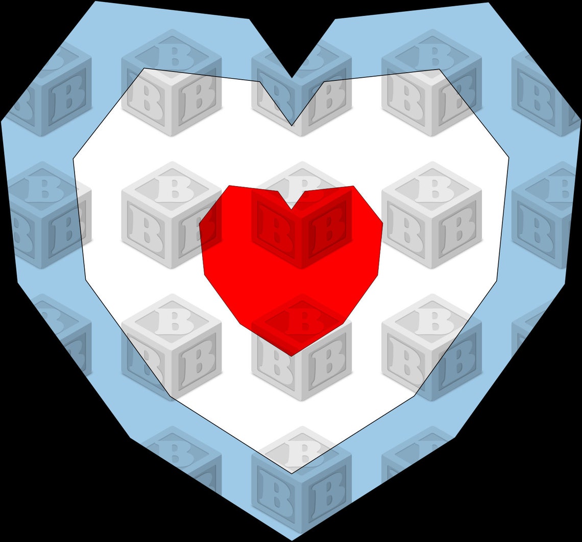 The Legend of Zelda Heart Container Digital Download Cut File | Etsy