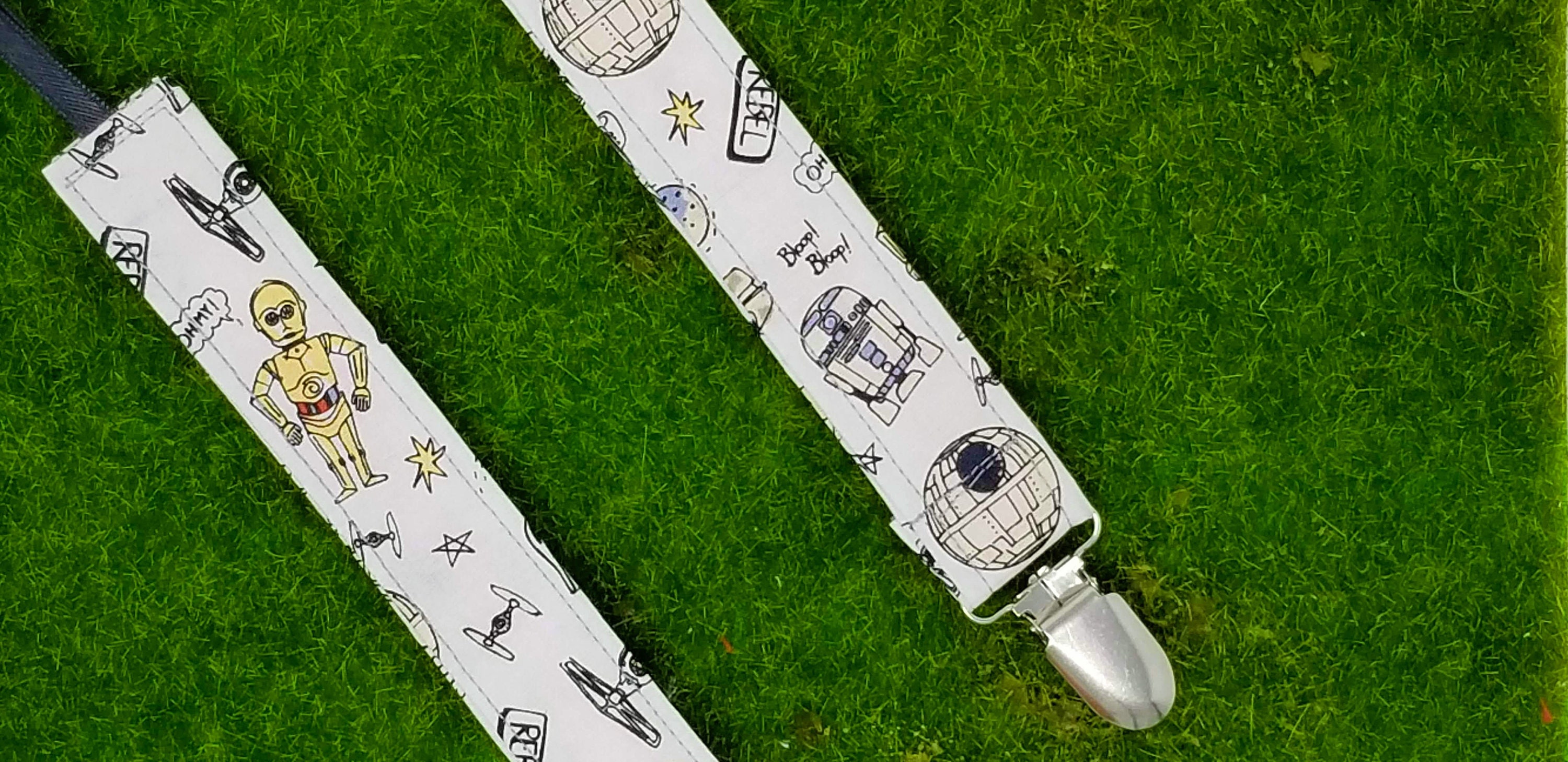 Star Wars Pacifier Clip / Universal Fabric Binky Holder - Etsy