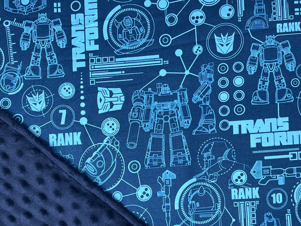 Transformers Blanket / Custom Sizes and Colors - Etsy
