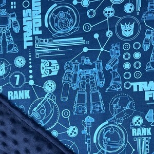 Transformers Blanket / Custom Sizes and Colors - Etsy