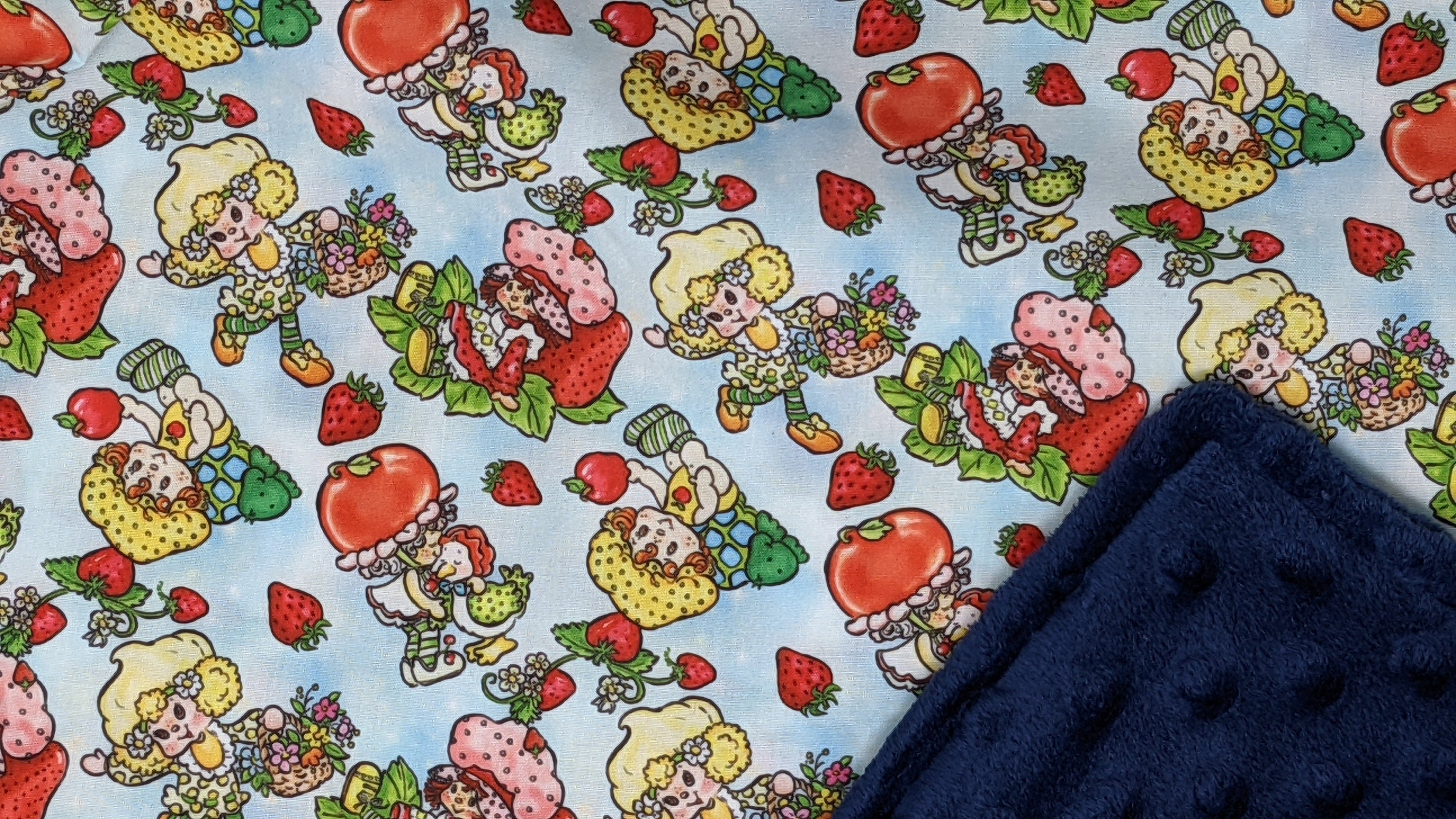 Strawberry Shortcake Blanket / Custom Sizes and Colors | Etsy
