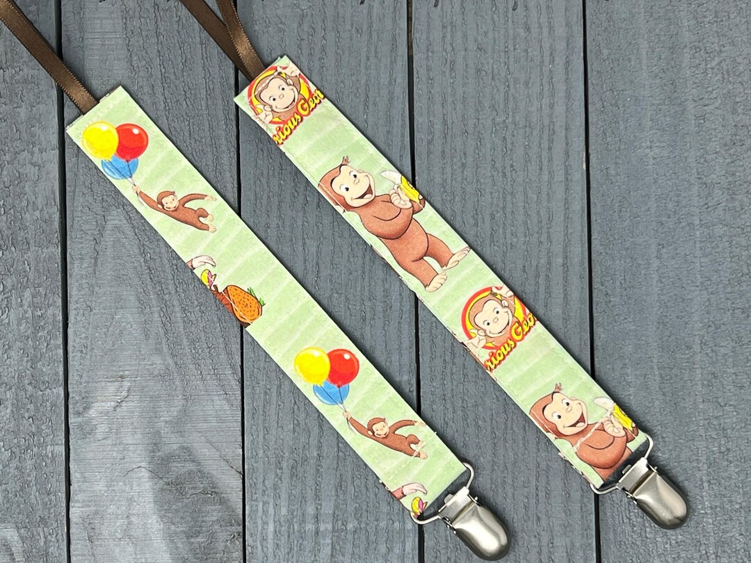 Curious George Pacifier Clip / Universal Binky Holder / Fits Nuk ...