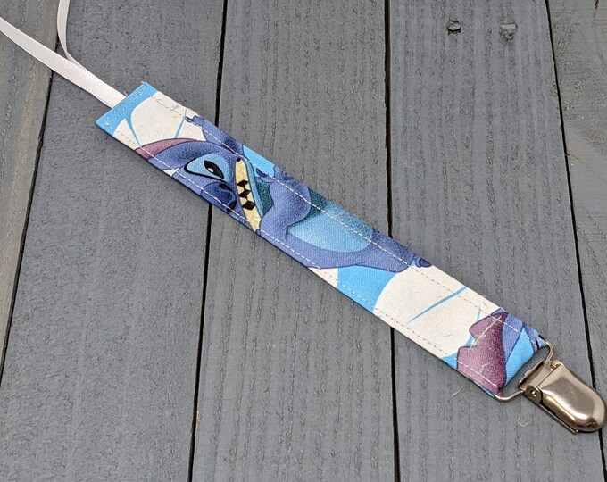 Lilo and Stitch Pacifier Clip / Universal Binky Holder - Etsy