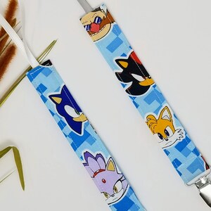Sonic the Hedgehog Pacifier Clip / Binky Holder - Etsy
