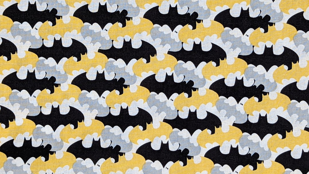 Batman Cotton Fabric / by the Yard / Fat Quarter - Etsy