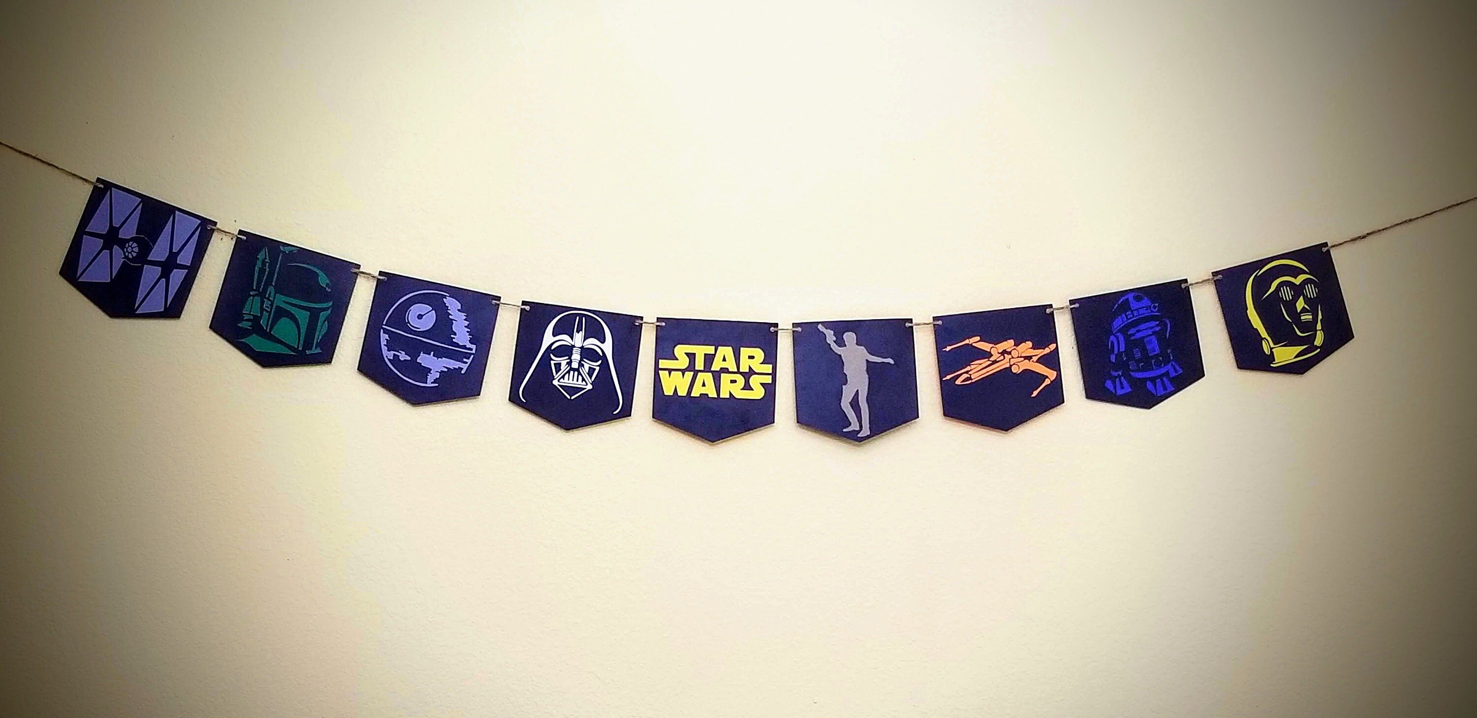 Custom Star Wars Birthday Banner / Star Wars Party / High Quality - Etsy