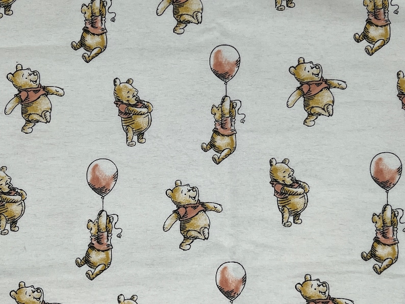 Winnie the Pooh Flannel Fabric / by the Yard / Fat Quarter - Etsy