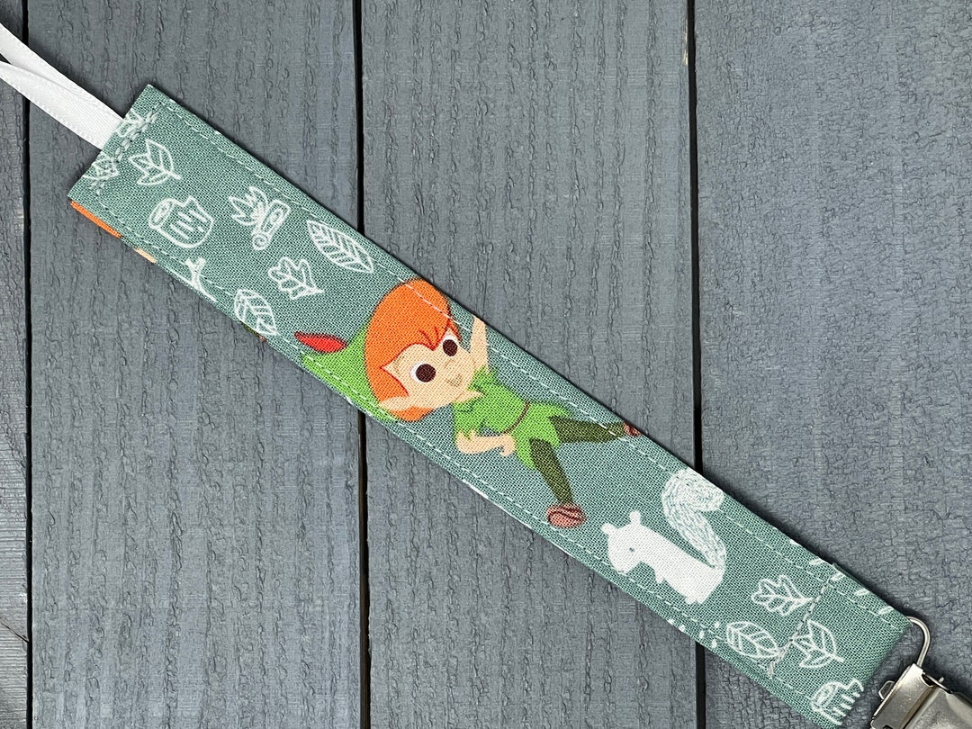 Peter Pan Pacifier Clip / Universal Fabric Binky Holder - Etsy