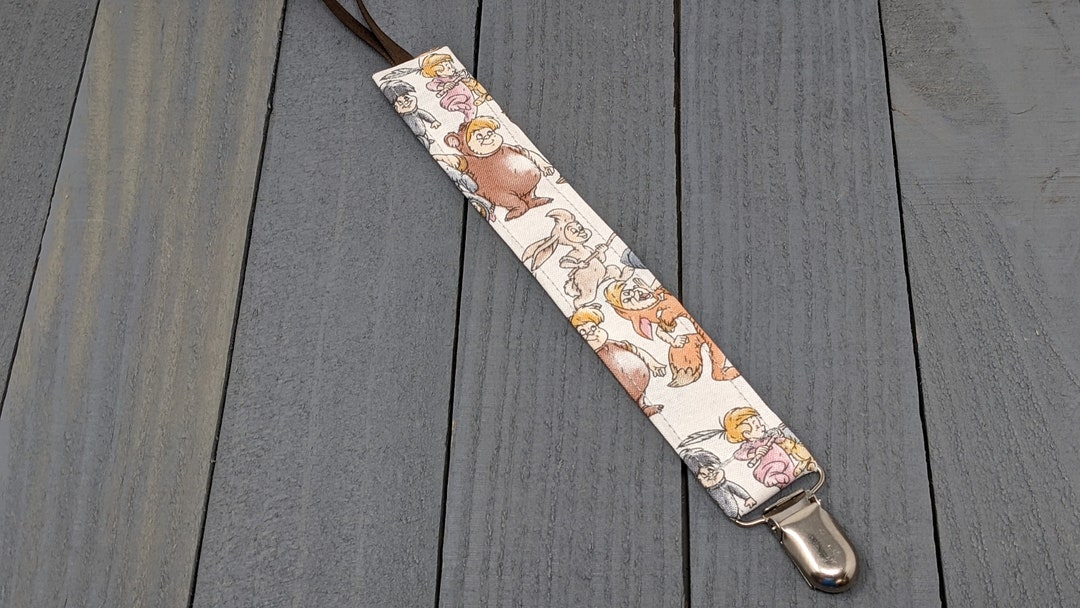 Peter Pan Lost Boys Pacifier Clip / Universal Fabric Binky Holder - Etsy