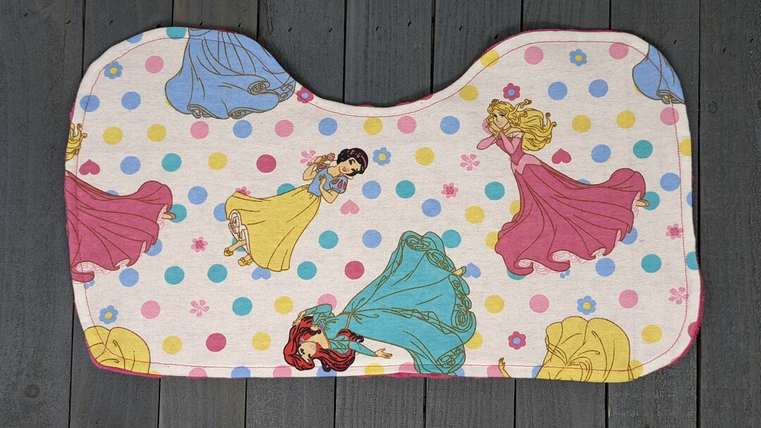 Disney Princess Burp Cloth / Contoured - Etsy