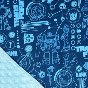 Transformers Blanket / Custom Sizes and Colors - Etsy