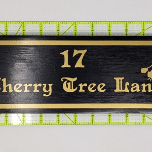 Mary Poppins Address Sign ⁂ 17 Cherry Tree Lane ⁂ - Etsy