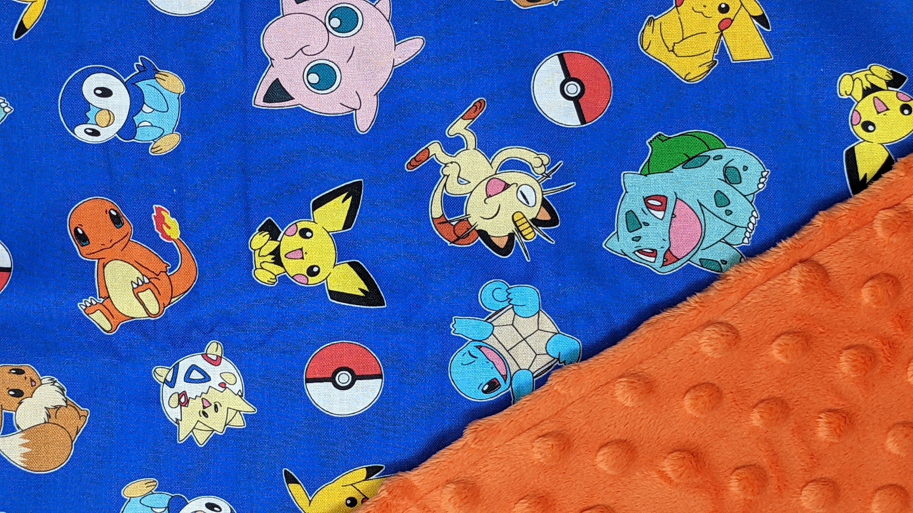 Pokemon Blanket / Custom Sizes and Colors | Etsy