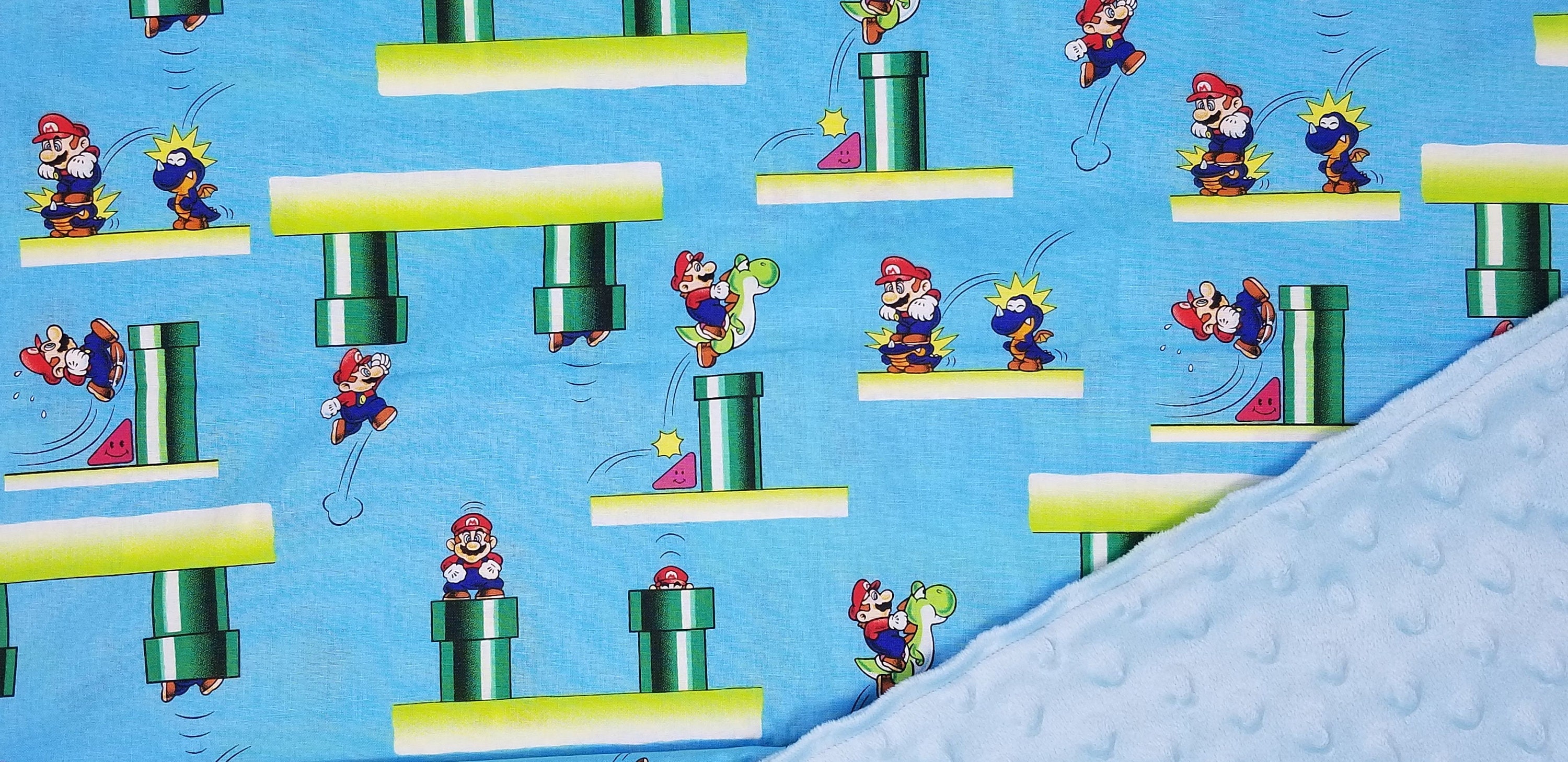 Super Mario Brothers Blanket / Custom Sizes and Colors - Etsy Hong Kong