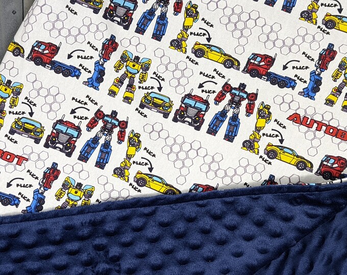Transformers Blanket / Custom Sizes and Colors - Etsy