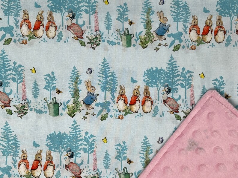 Peter Rabbit Blanket / Custom Sizes and Colors - Etsy