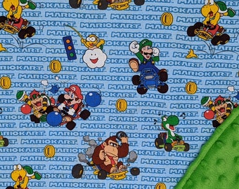 Mario Kart Blanket | Etsy
