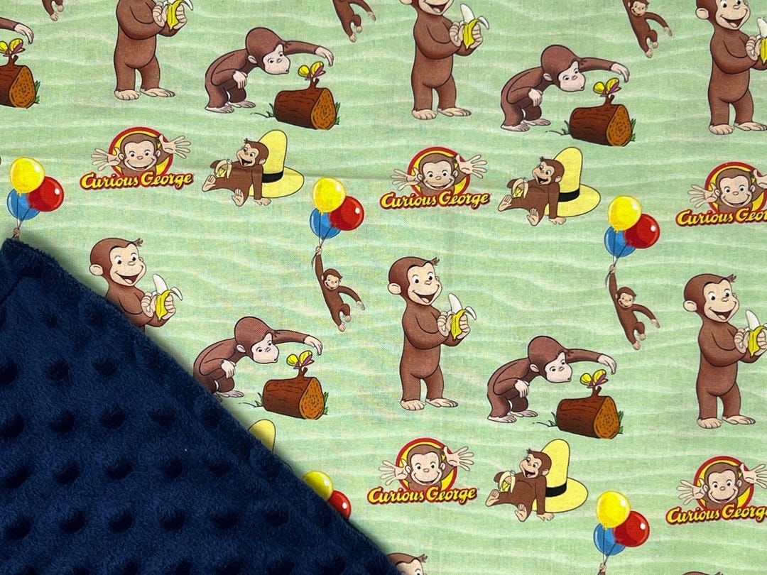 Curious George Blanket / Custom Sizes and Colors - Etsy